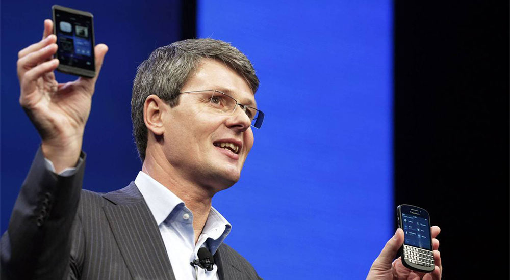 To Re-Boot Brand, BlackBerry Boots CEO